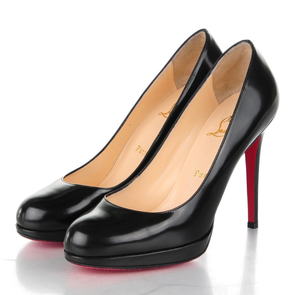 Christian Lou Boutin Jazz Calf New Simple 120 Pumps - Gem